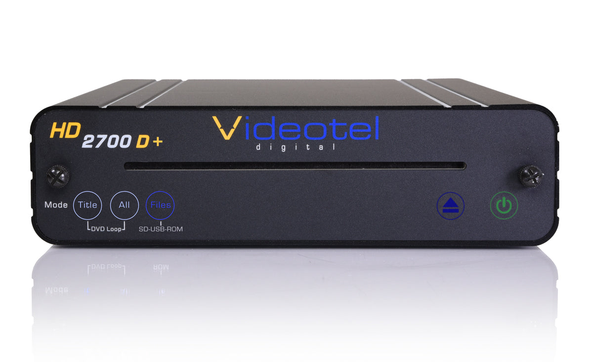 HD2700D+ Industrial Looping DVD Player (Buffers DVD Content to Interna ...