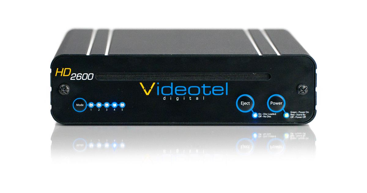 HD2600 Industrial Grade Looping Dvd Player – Videotel Digital