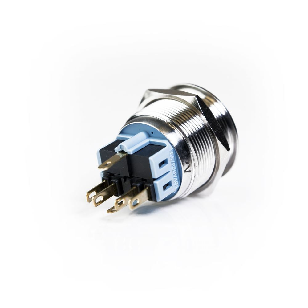 25mm Stainless Steel Button With Red LED – Videotel Digital