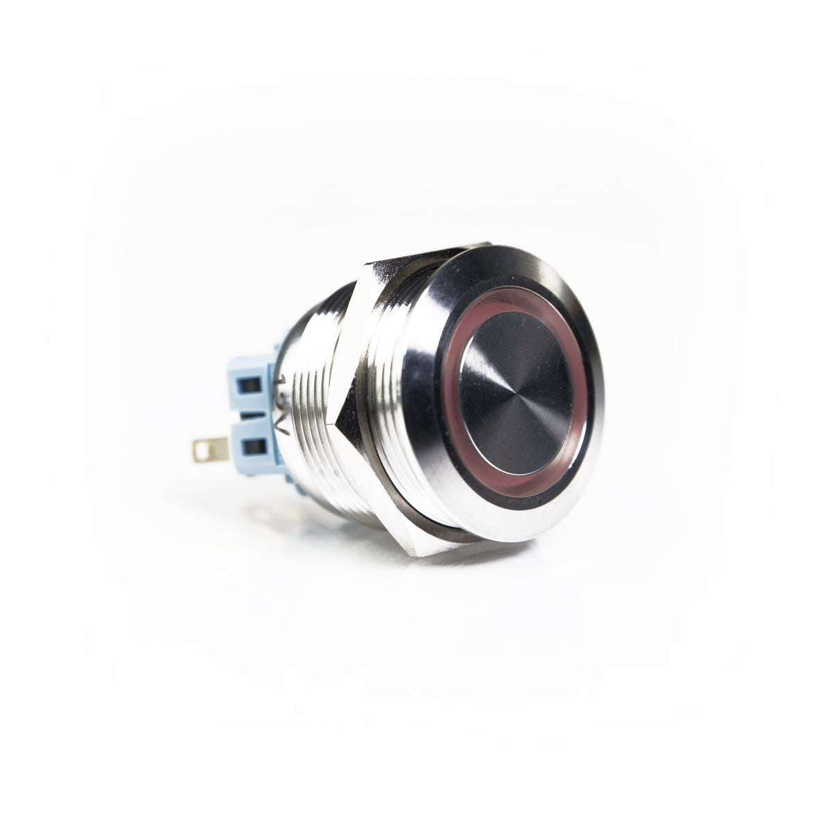 25mm Stainless Steel Button With Red LED – Videotel Digital