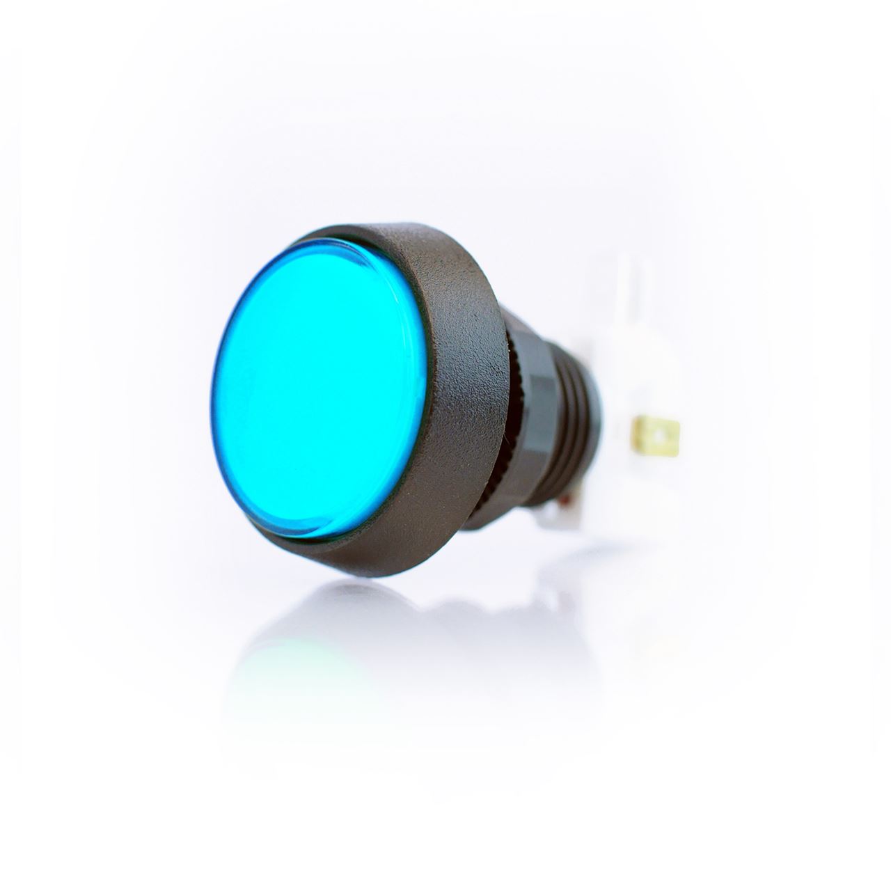 Medium Blue Plastic Mechanical Push Button – Videotel Digital