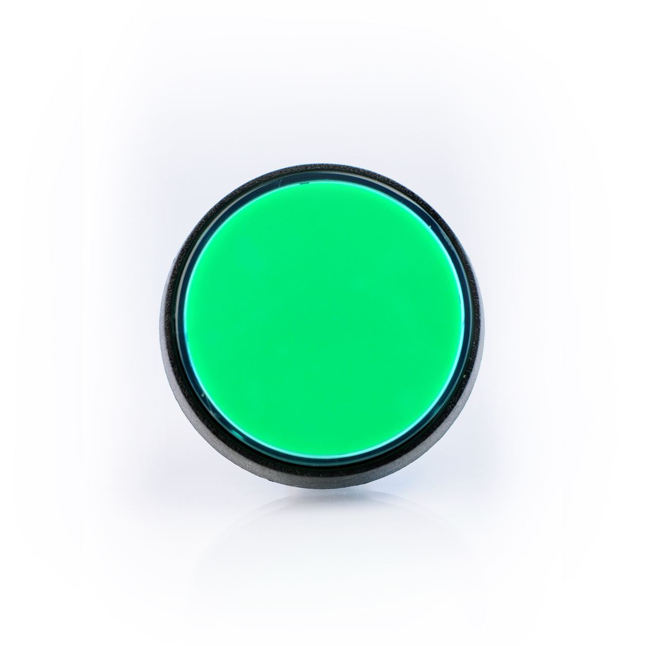 Large Green Plastic Mechanical LED Push Button – Videotel Digital
