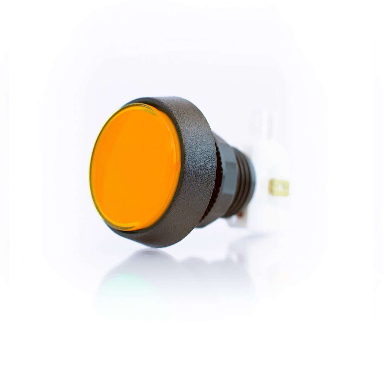 Medium Orange Plastic Mechanical Push Button – Videotel Digital