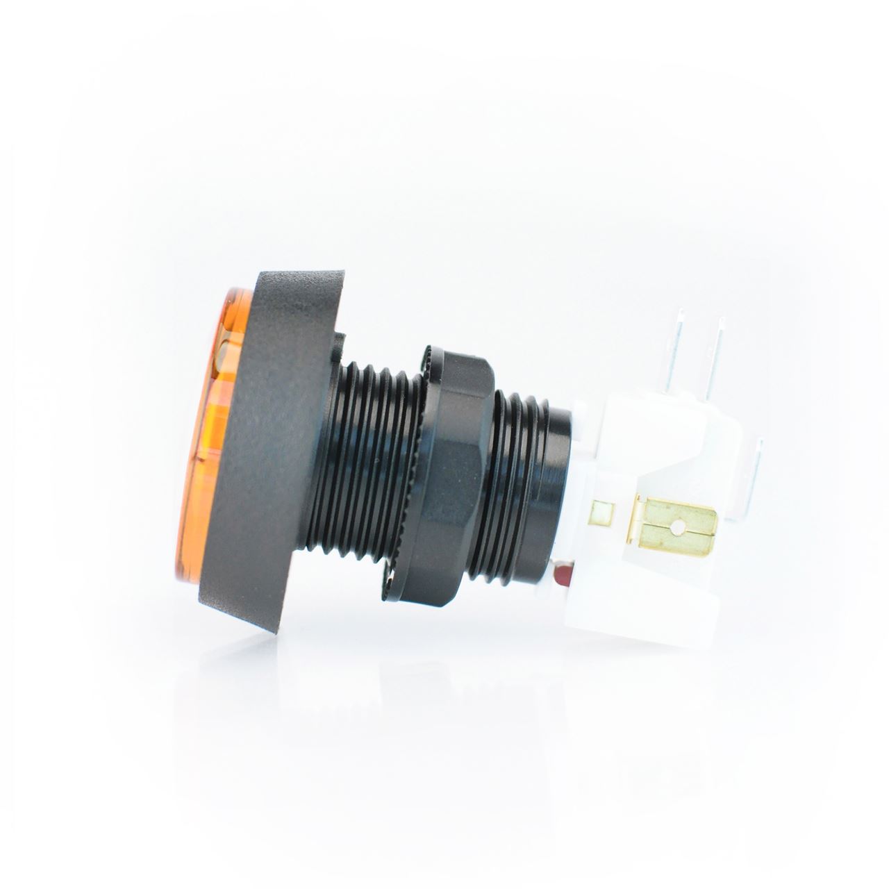 Medium Orange Plastic Mechanical Push Button – Videotel Digital