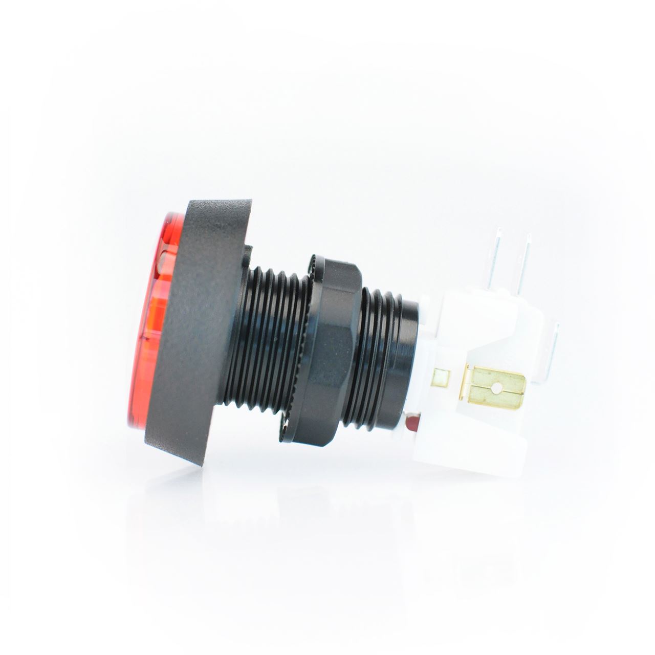 Medium Red Plastic Mechanical Push Button – Videotel Digital
