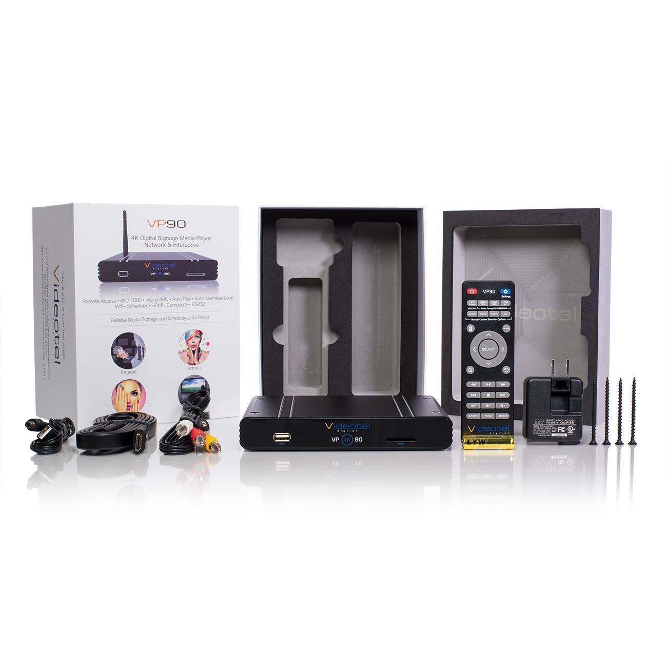 VP90 (Discontinued - See NEW VP92) 4K Industrial, Interactive, Looping ...