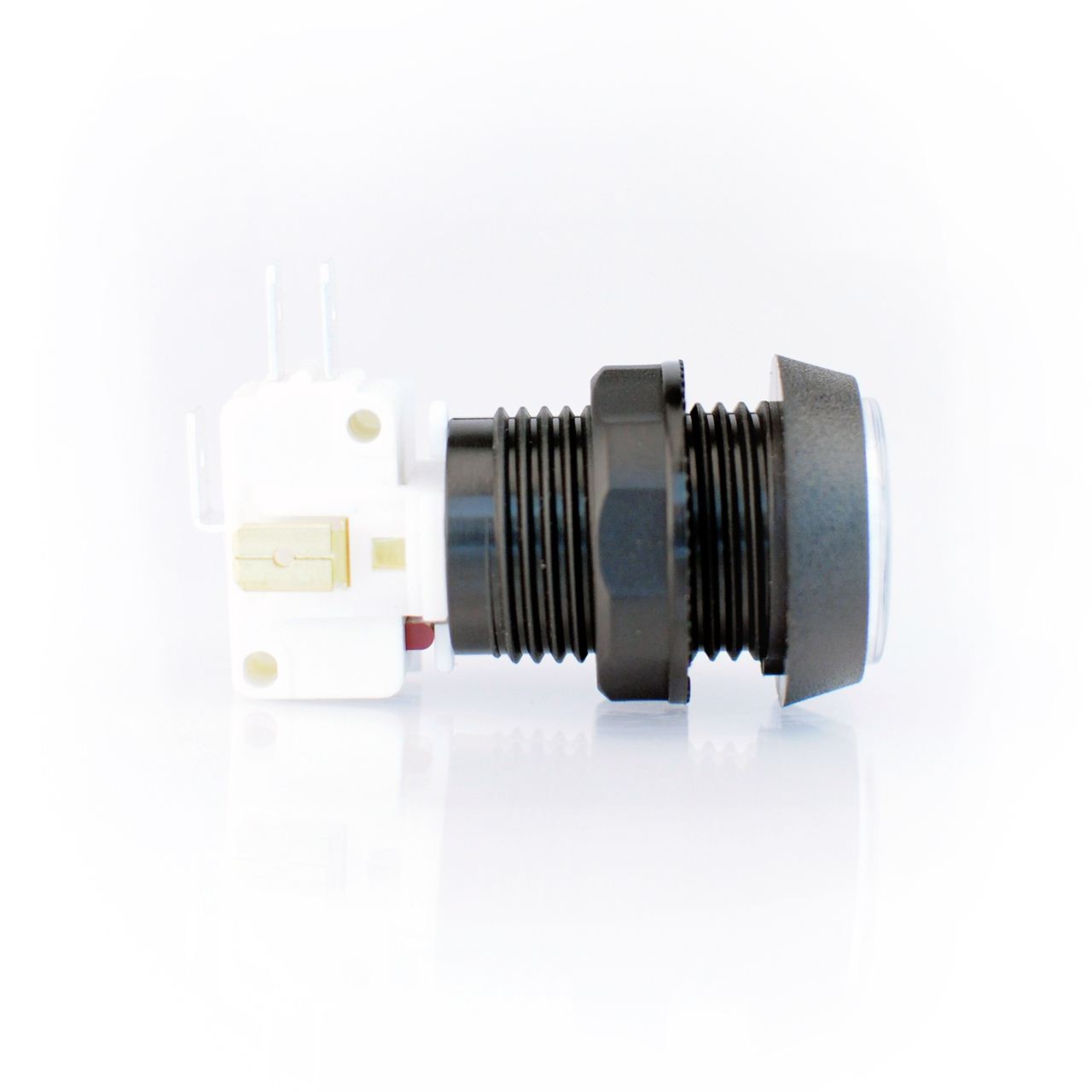 Small White Plastic Mechanical Push Button – Videotel Digital